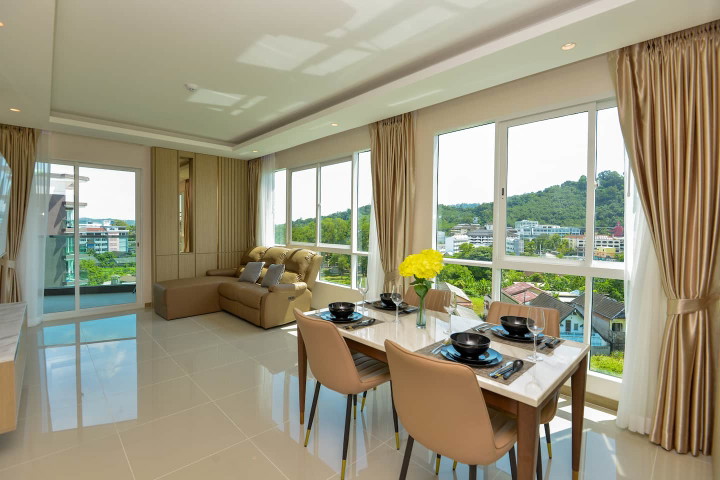 Appartement Moderne Avec 2&nbsp;Lits, Piscine Et Salle De Sport, Séjour Central à Phuket - Phuket