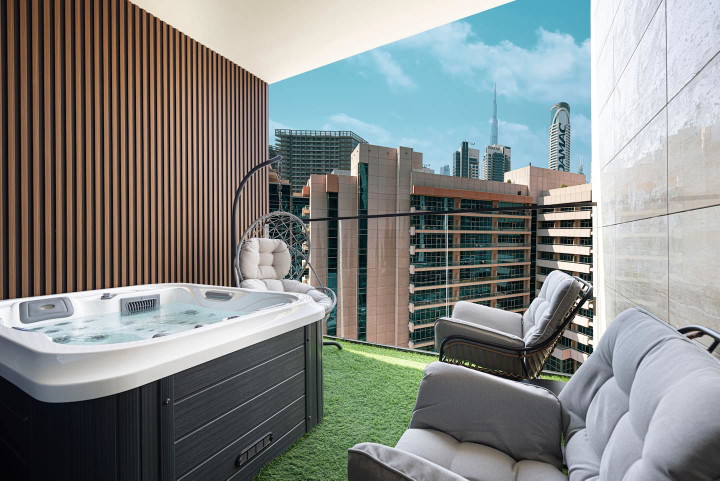 Trillionaire Studio [Jacuzzi View Of Burj Khalifa] - Dubai