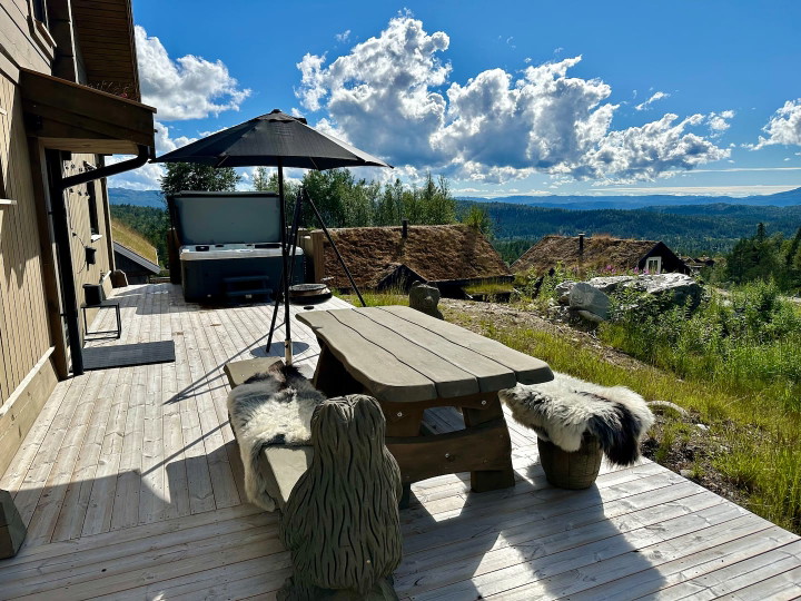 Ski In /Out In Holtardalen, Jacuzzi/4 Bedrooms, 2 Bathrooms - Norway