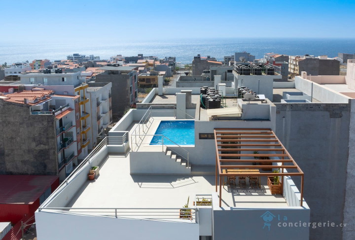 Appartement 2 Chambres, Vue Imprenable, Piscine Sur Le Toit - Lcgr - Praia