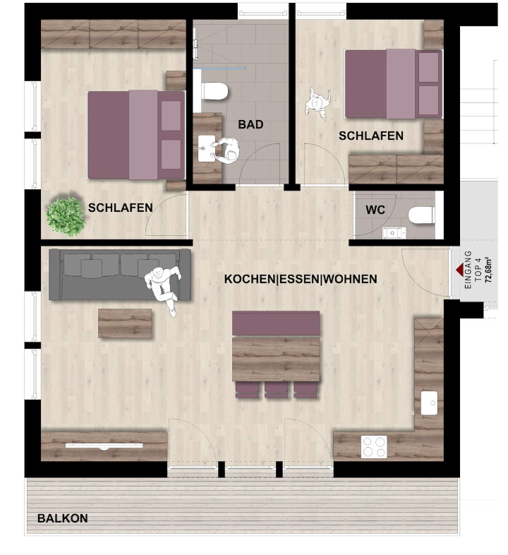 Elisabeth Appartements Top 1, Dogs Welcome :-) - Dornbirn