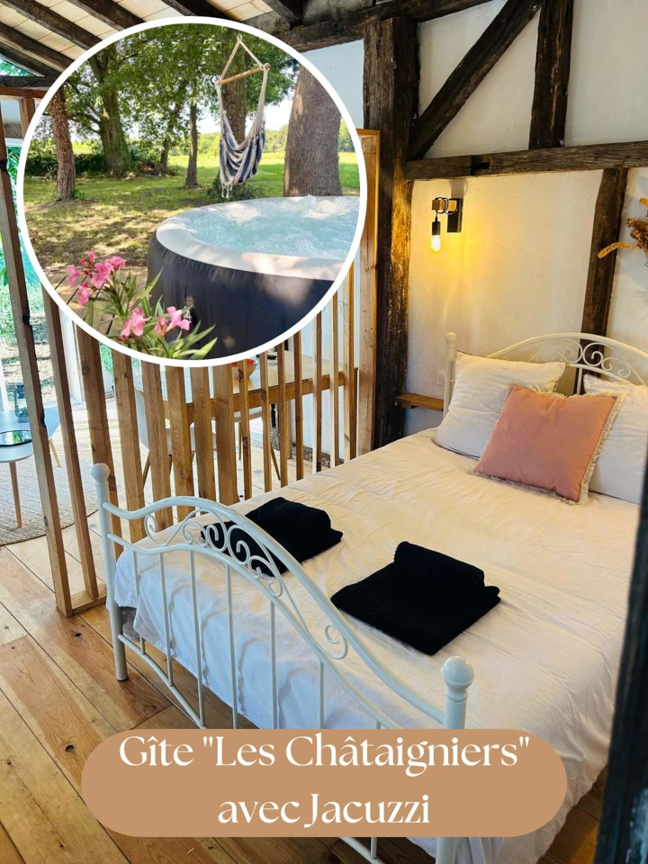 Gîte Pays Basque "Les Châtaigniers" Clim /Jaccuzzi - Pays basque français