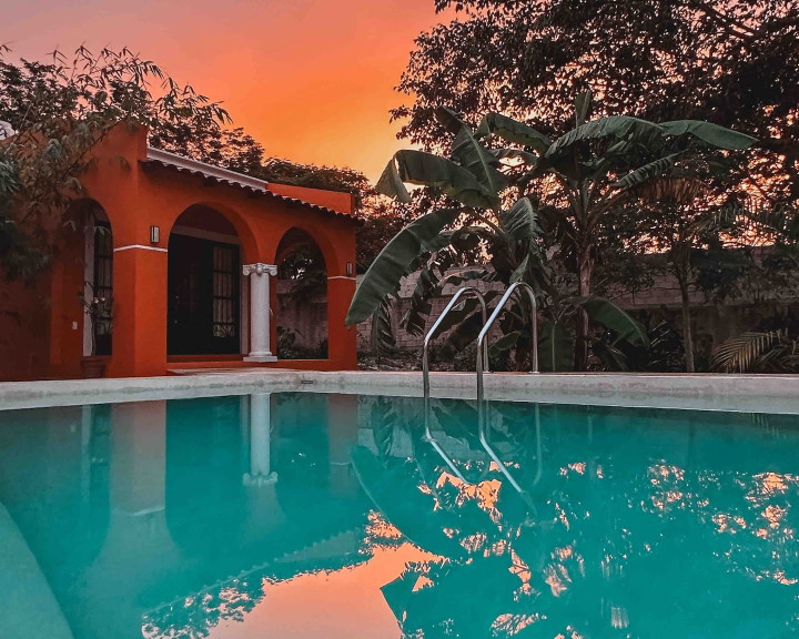 Casita Naranja In The Yellow City - Yucatán