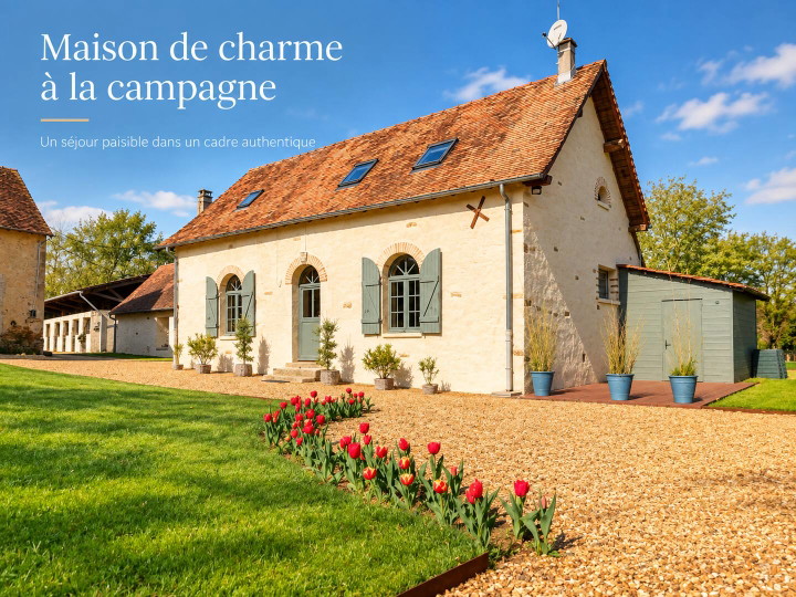 Gîte Charmant 4 Chambres - France