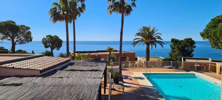 F2 Beautiful Air-conditioned Sea View In Theoule Sur Mer Alpes Maritimes - French Riviera