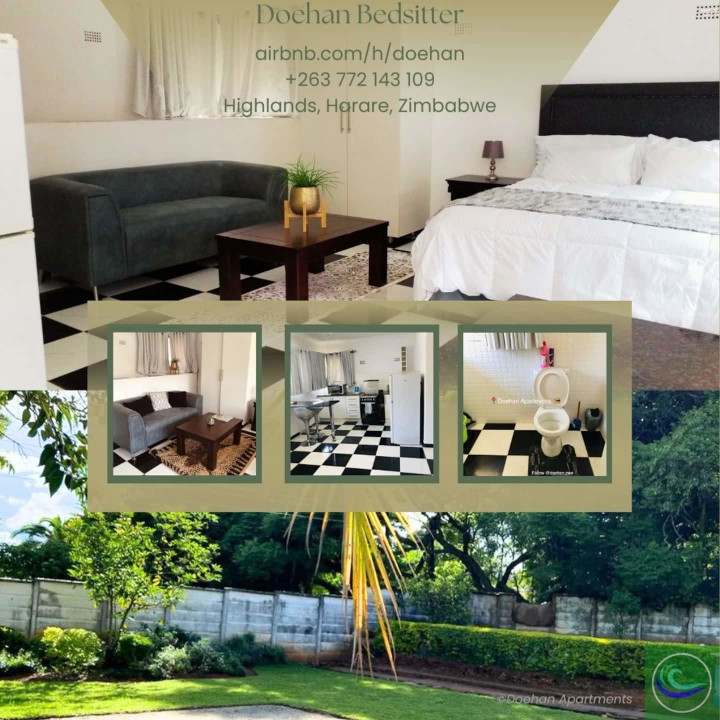 Doehan Bedsitter: Spacious, Elegant Self-contained - Harare