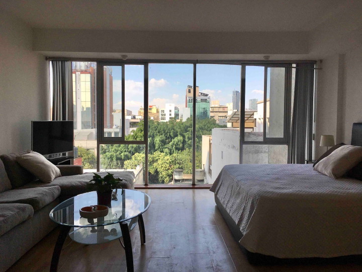 Luminous Loft With Free Parking In Cuauhtémoc - Mexico City