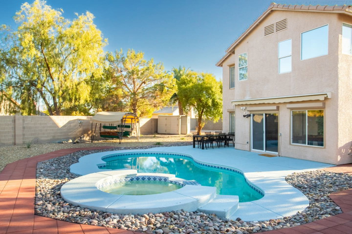Refined 5br Vegas Home W/ Pool, Spa, & Pool Table - North Las Vegas, NV