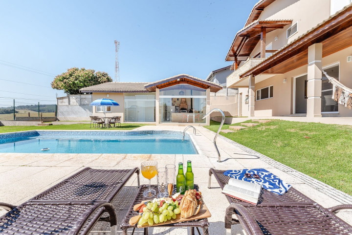 Retreat With Pool, Fireplace And Comfort 1 Hour From Sp - Brazil