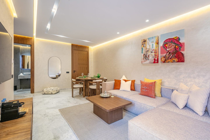 Luxe Contemporain, Au Cœur De Gueliz, Fibre Optq Iptv - Marrakech