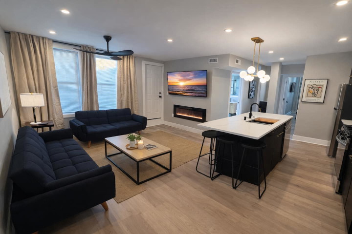Stylish 2br Beach Getaway  Balcony 1 Block Beach4 - Atlantic City, NJ
