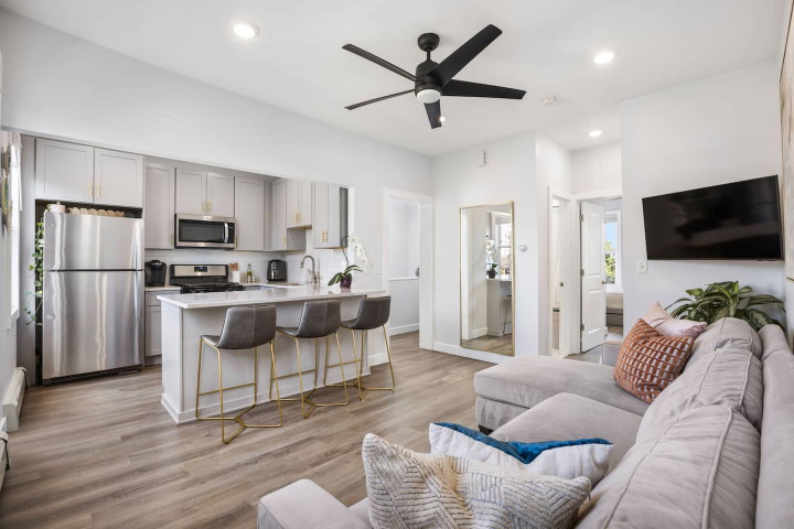 Modern 2br Sleeps 5 Light Rail To Nyc W/d - Bayonne, NJ