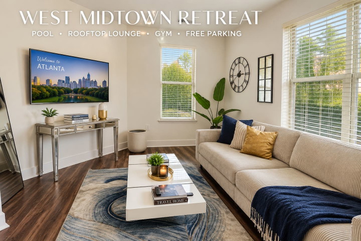 Modern West Midtown Retreat | King Bed - Atlanta, GA
