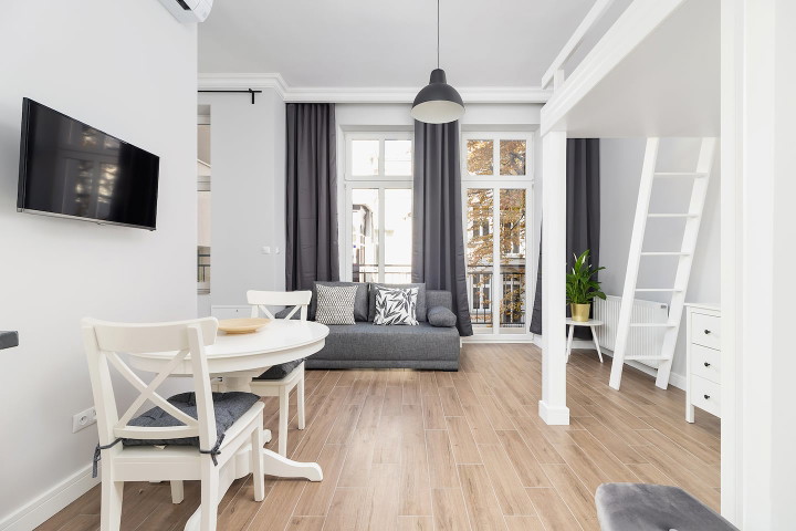 Studio Velvet Latte Avec Balcon Et Climatisation | Kazimierz - Cracovie