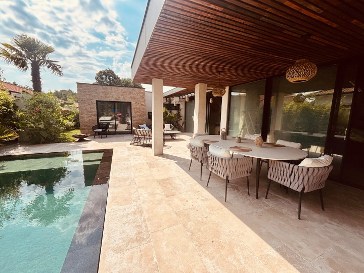 Villa Dexception Piscine à Débordement - Gujan-Mestras