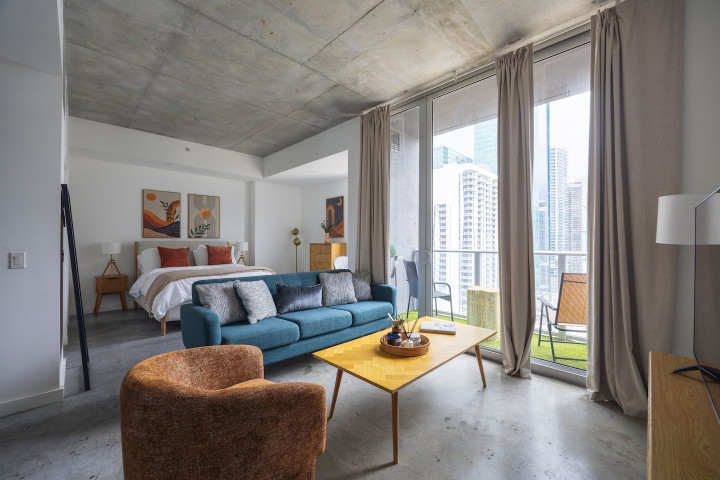 Chic Studio By Brickell & Miami Beach W/d Pool Gym - Miami