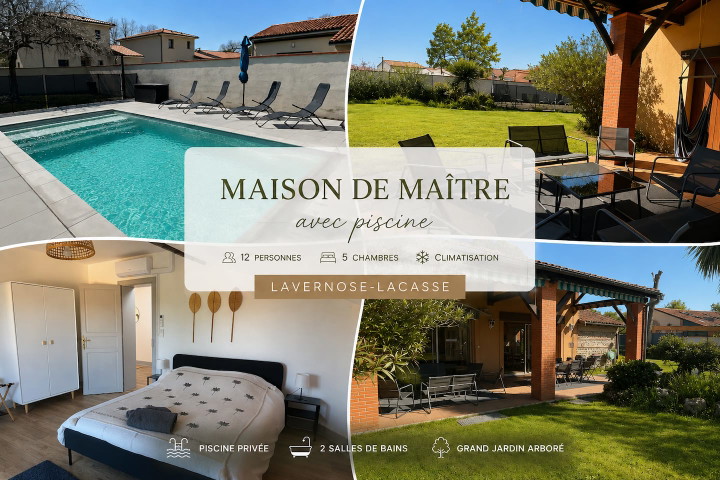 Maison Toulousaine - Cinéma, Sport & Piscine - Muret