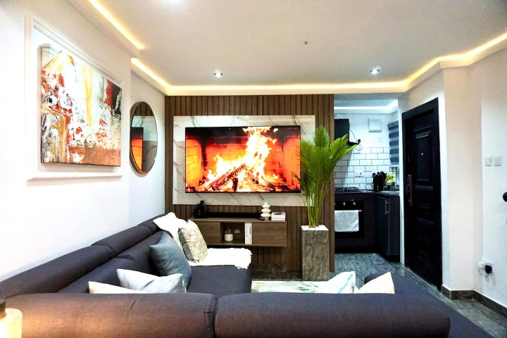 Solace 1 Bedroom Spacious Studio 24/7 Power Lekki - Lagos