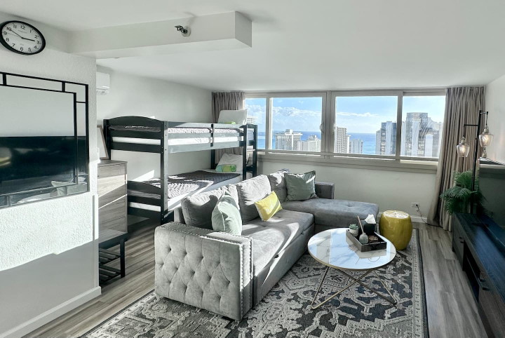 *29th Fl King Bed & Ocean View Family -Waikiki - O‘ahu, HI