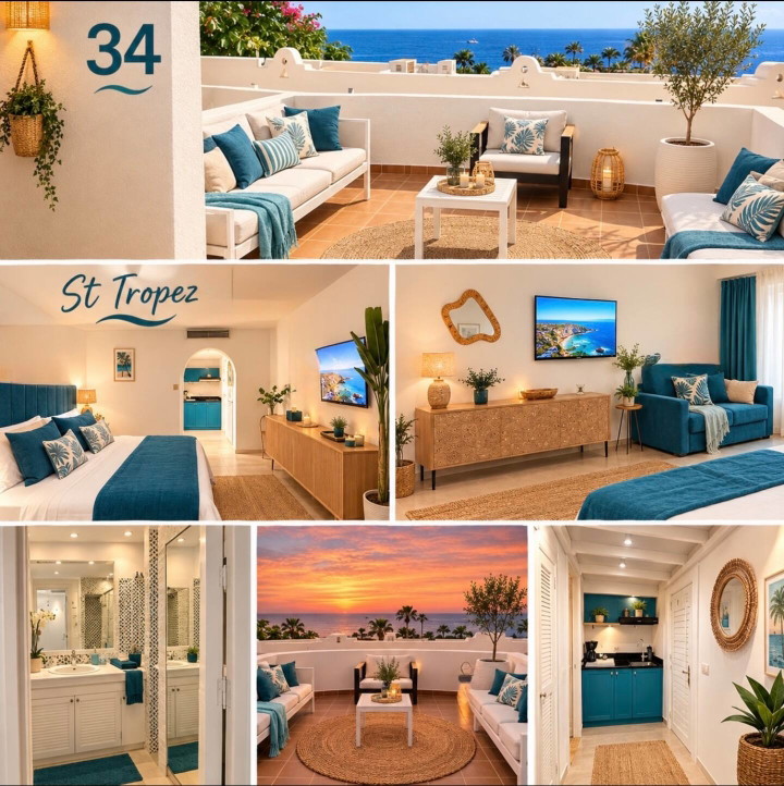 Studio In Sharm Coral Bay For 4 Sea View Terrace - Sharm el-Sheikh