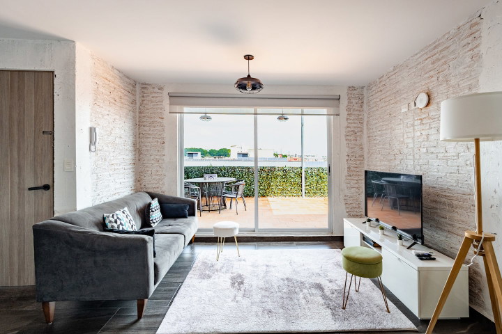 Magnificent Loft With A Private Terrace - Puebla