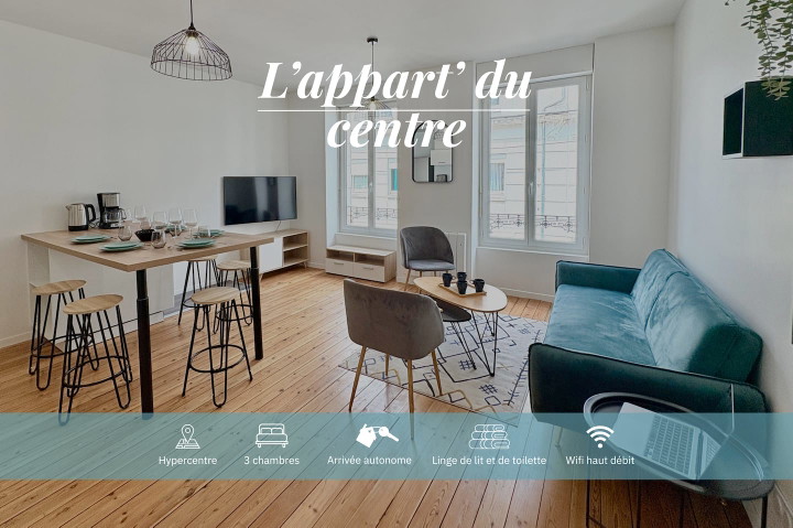 L'appart' Du Centre*idéal Pro Et Familles - Châteaubriant