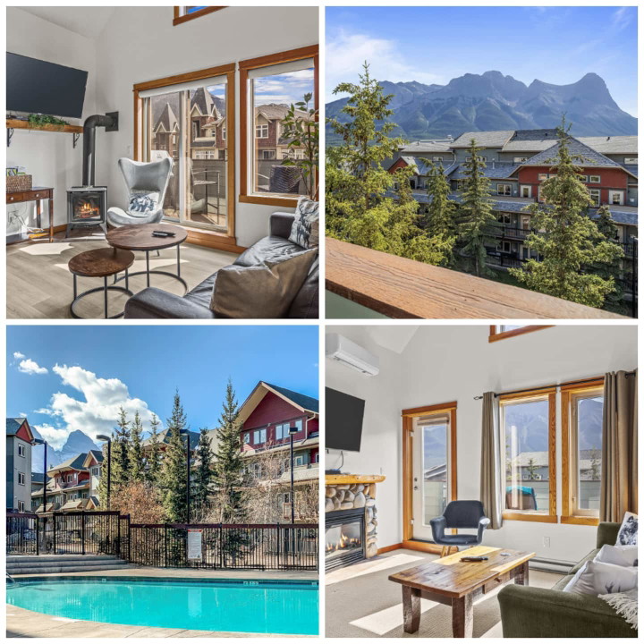 Two Penthouse Suites! Sleeps 10 Views/pool/hot Tub - Canmore