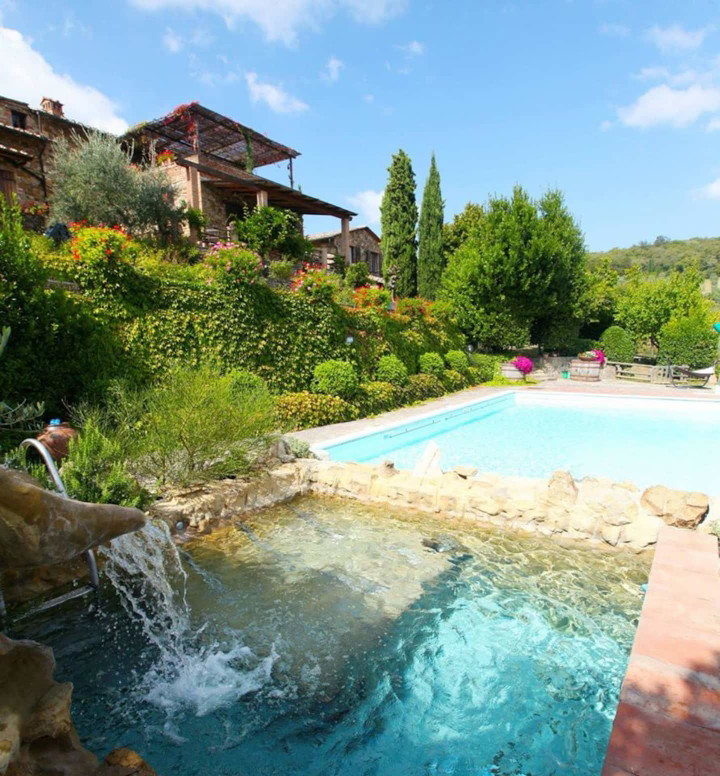 Grande Casa Nel Chianti Panorama Piscina E Spa - Radda in Chianti