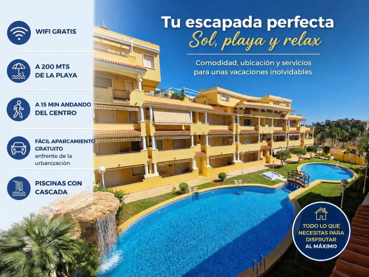 Apartm 200 M To Beach-15 Min Walk Center-4 Pools. - Dénia