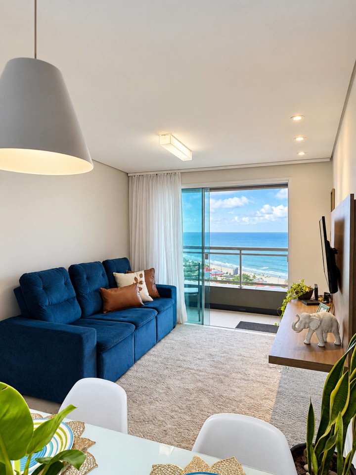 Apto Alto Padrão Vista Mar 2q P/ Até 5p Em Natal - Natal