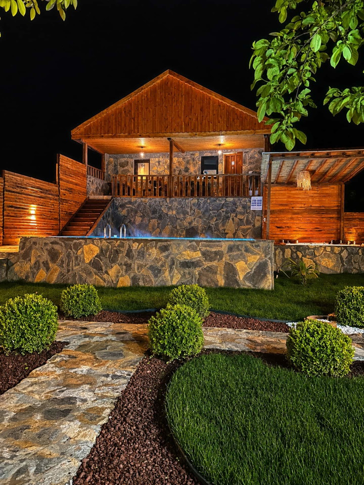 Sapanca Bamboo Chalet With Heated Pool + Jacuzzi - Sapanca