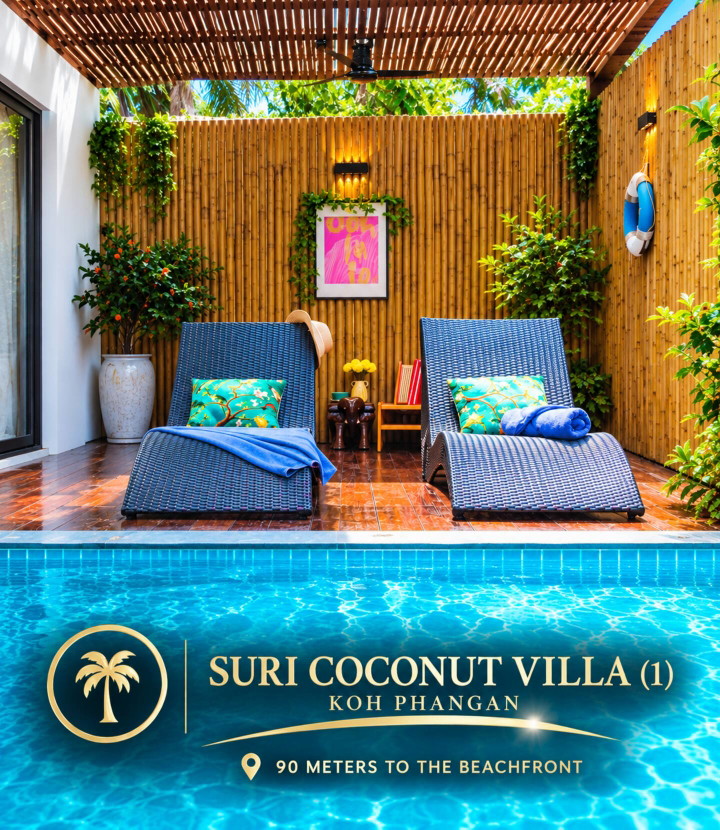 Suri Coconut(1)hin Kongprivate Poolwalk To Beach - Ko Pha Ngan