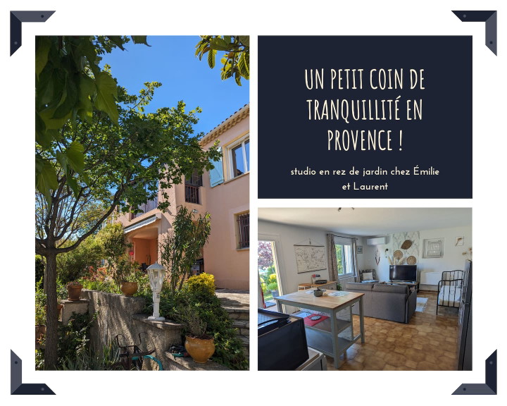 Grand Studio Dans Une Maison Familiale En Provence - Velaux