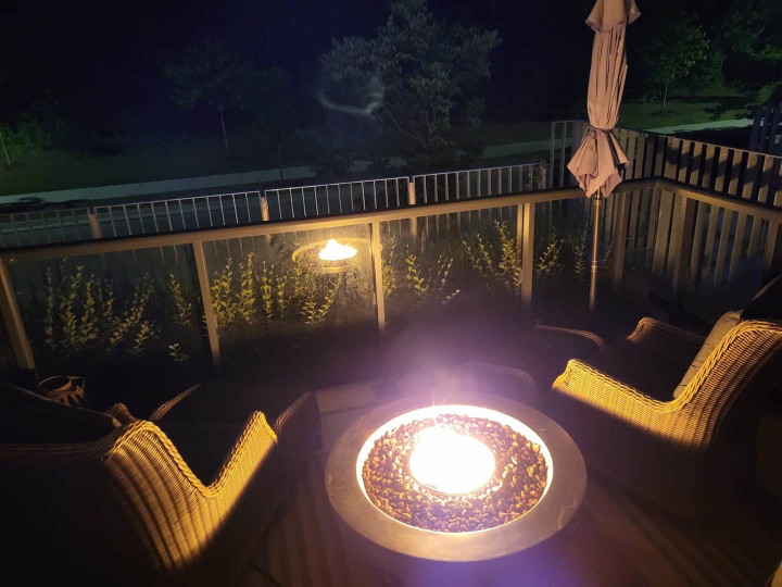 Nature Trail Views With Cozy Patio And Firetable! - Innisfil
