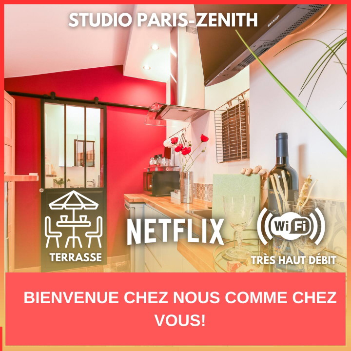 Studio Zénith, Terrace And Parking - Pantin