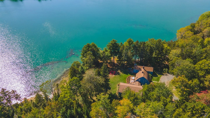 Oceanfront Home Secluded In Woods-schoodic Acadia - Acadia National Park