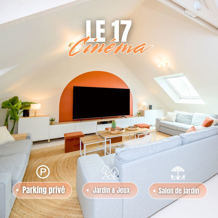 Le 17  Cinéma Privé  Arcade Rétro  Jardin - Saint-Brieuc