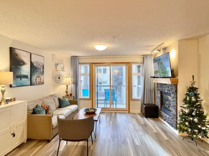 Mountain View Cozy 1br/ac/gym/free Parking - Canmore