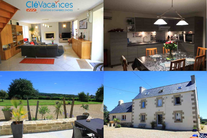 Grande Maison De Campagne 4 éToiles Au Calme - Huelgoat