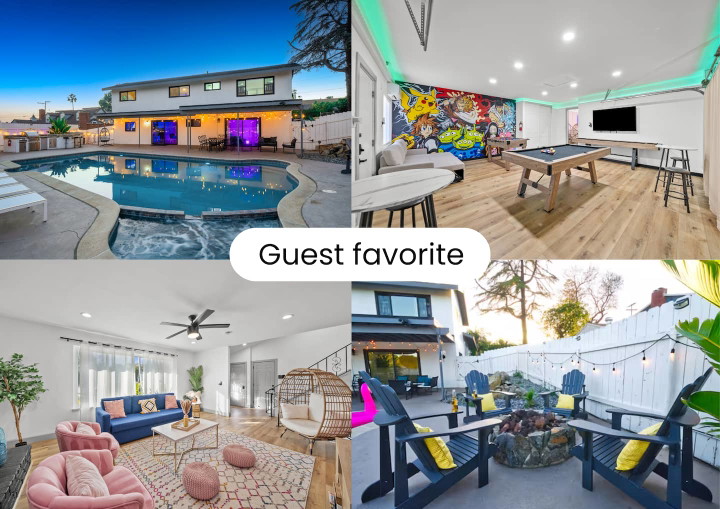 Large Home Heated Pool Spa | Game&nbsp;Room (Sleeps 30) - San Diego, CA