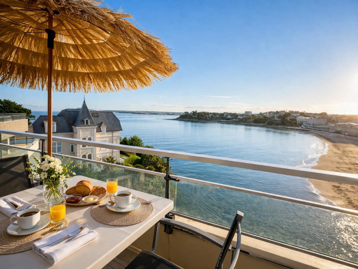 Le Crystal - Vue Mer & Accès Plage - Parking Privé - Saint-Malo