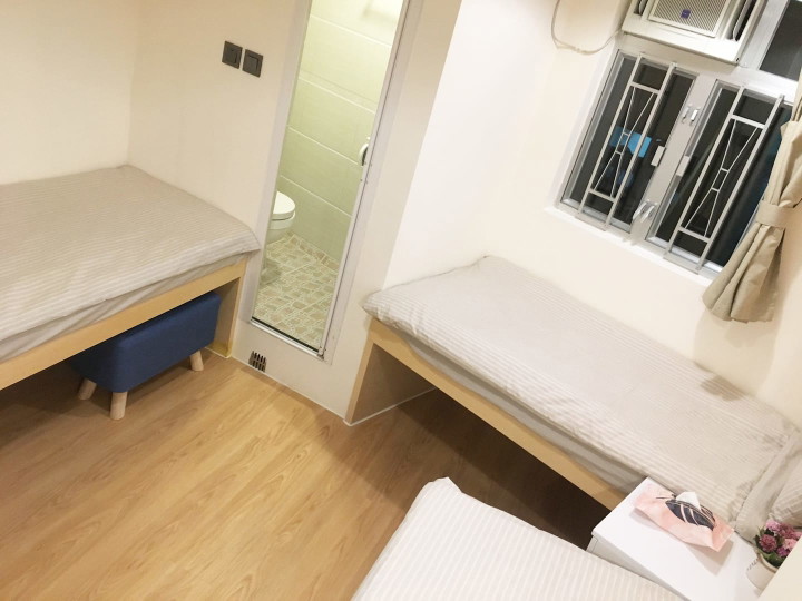3 Beds Cute Private Room In Convenient Jordan Area - Hong Kong