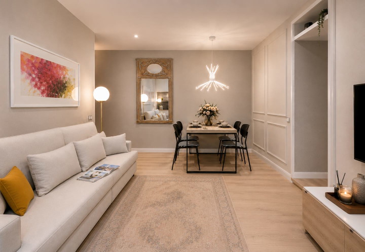 Walk To The Beach From A Bright Apartment With A Balcony - El Masnou