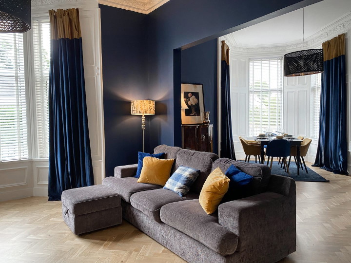 A Victorian Townhouse 5 Bedrooms Garden & Parking - Glasgow