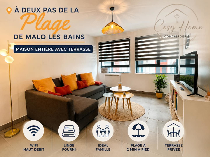 Les Embruns De Malo Terrasse 6 Pers - Dunkerque