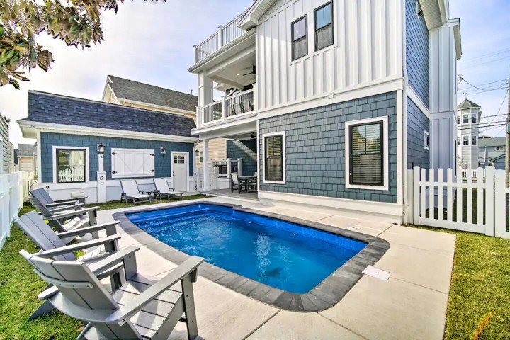 North End Beach Block Single Family Home With Pool - Ocean City, NJ