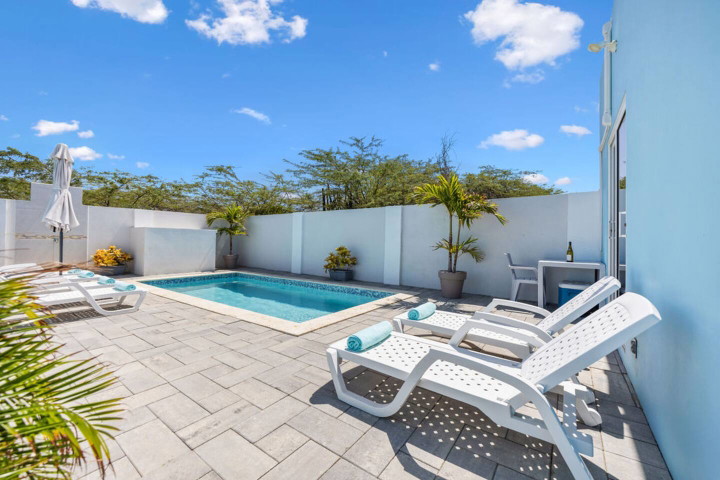 Amazing 2br Suite|pool|patio|bbq|5 Min->palm Beach - Aruba