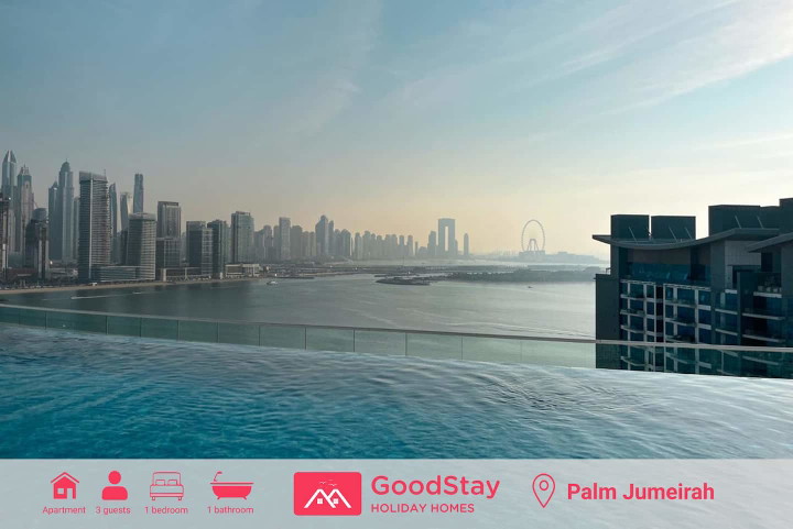 Amazing Seaview 1br Apartment, Infinity Pool&beach - Dubai