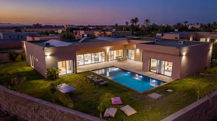 Luxury 5-suite Villa, Xxl Pool & Private Hammam - Agadir