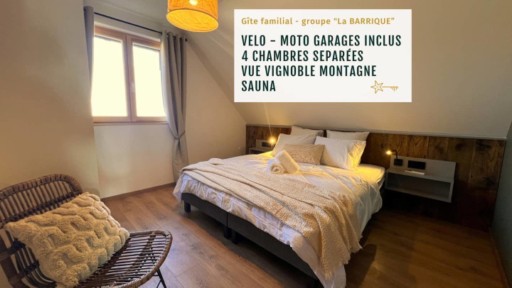 Barrique Gite De Groupe Sauna Vélos Motos Vignoble - Colmar